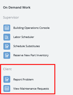 Report Maintenance Problems