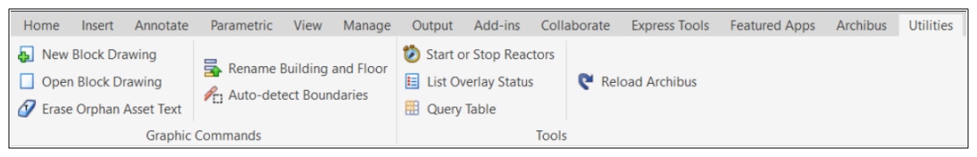 Tools Commands: Overview