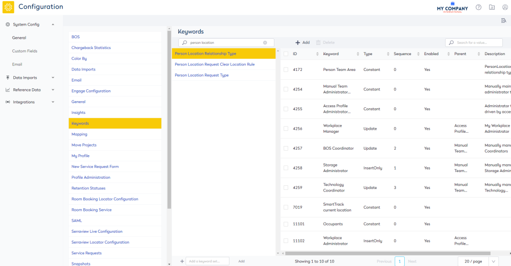 Configure Administrator Type List